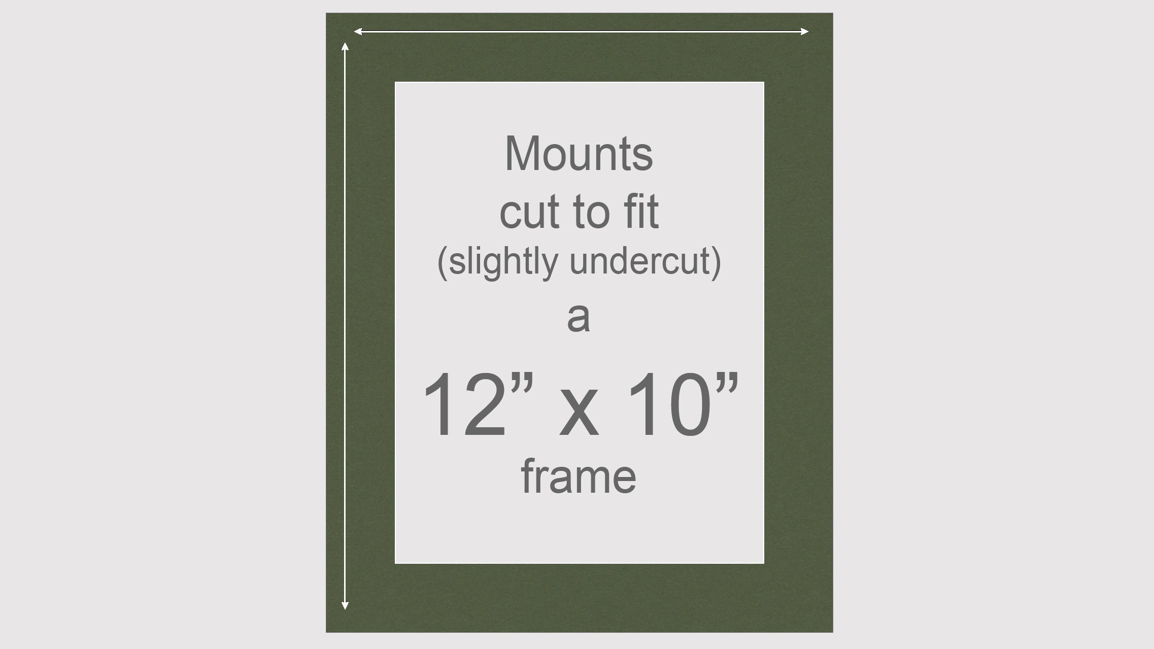 12 x 10 inch Mounts – Cape Picture Framing