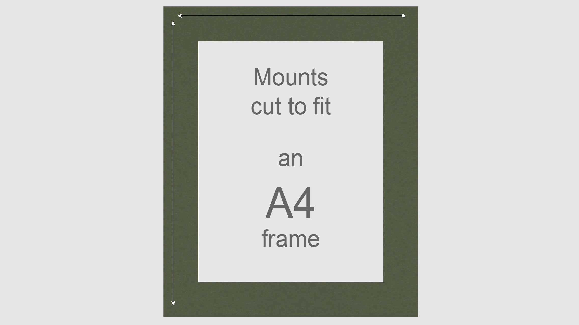 A4, 297 x 210 mm Mounts – Cape Picture Framing